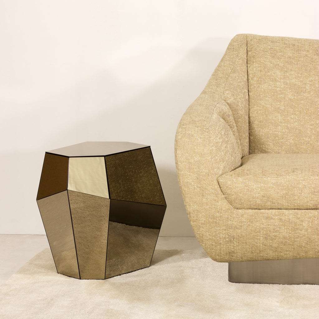 Three Rocks Glass Coffee Table by Insidherland | Urban Avenue