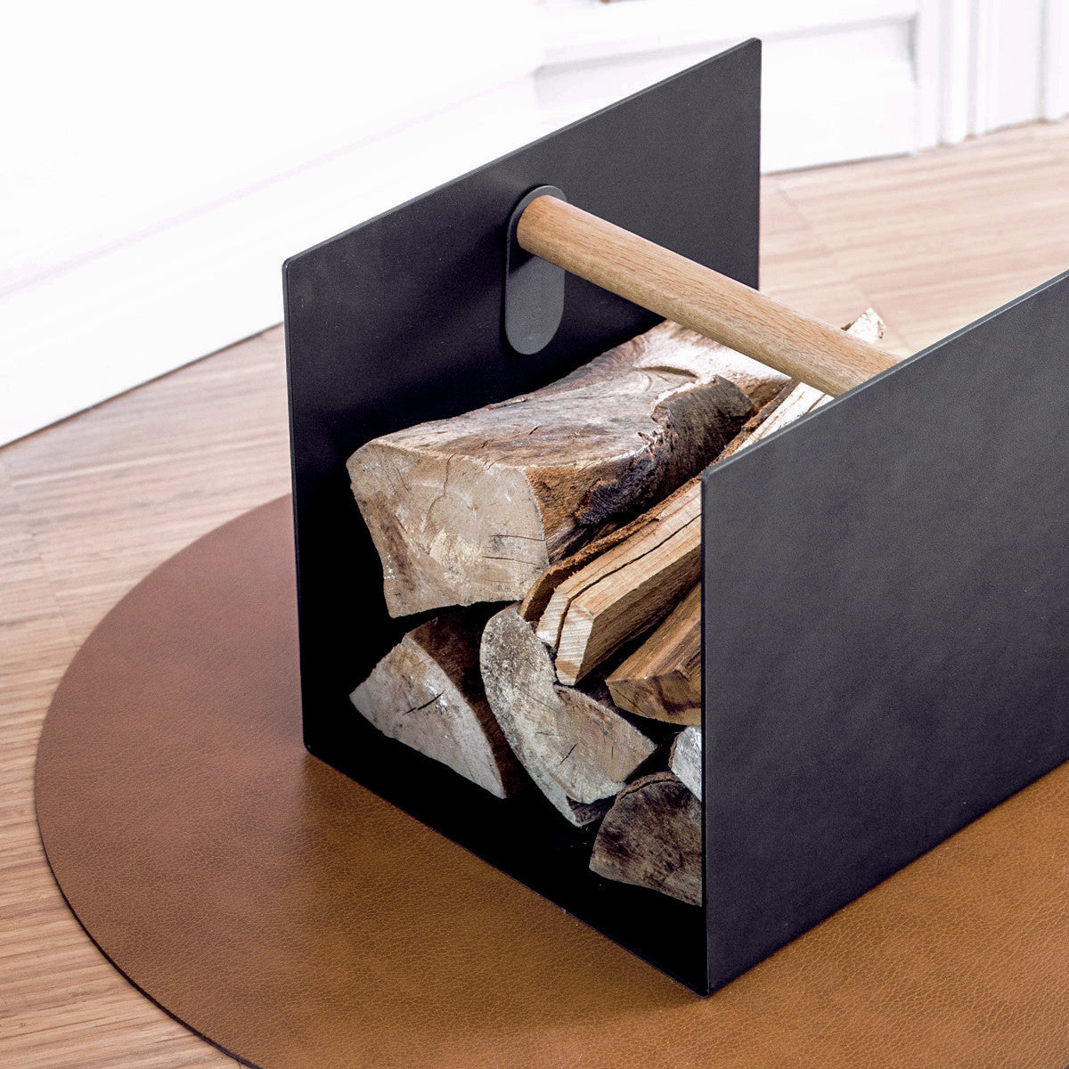 Leather + Oak Container by Lind DNA | Urban Avenue